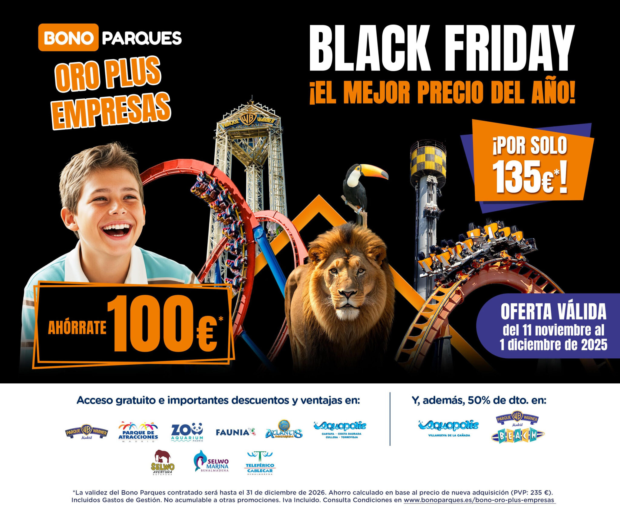 Ya es Black Friday para el Bono Oro Plus Empresas 2026 ¡con el mejor ...